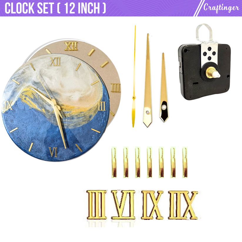 12 inch Clock Set with MDF – Craftinger