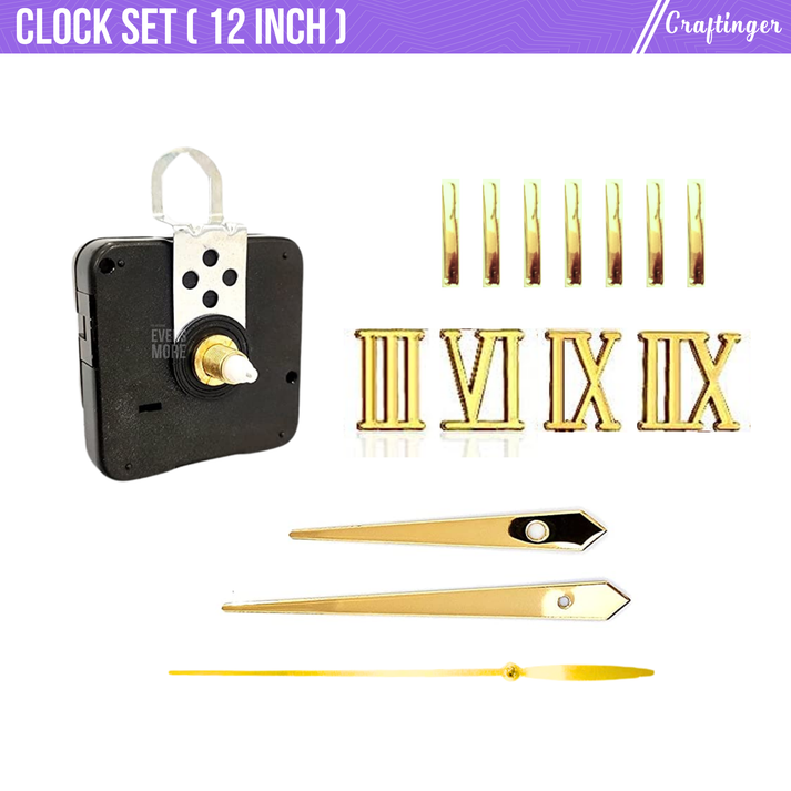 12 Inch Clock Set – Craftinger